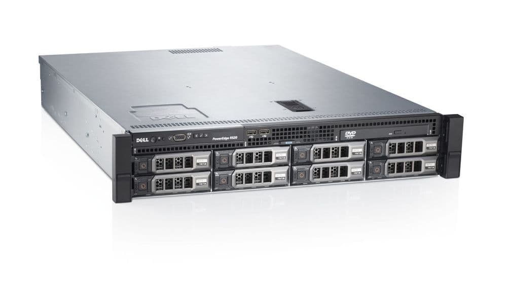 Dell PowerEdge R520 V3 2 x Quad-Core XEON E5-2407 v2 96GB 4 x 2TB 2U ...