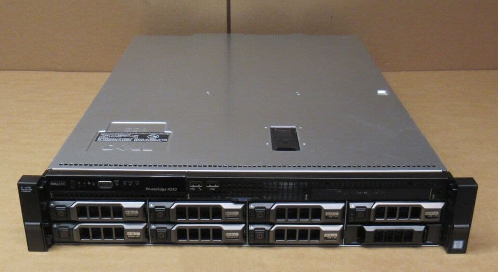Dell PowerEdge R530 10C E5-2630v4 2 2GHz 128GB Ram 12TB HDD 8x3 5" Bay ...