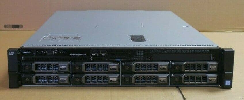 Dell PowerEdge R530 2x 8C E5-2620v4 2 10Ghz 64GB Ram 8x 2TB 3 5" HDD ...
