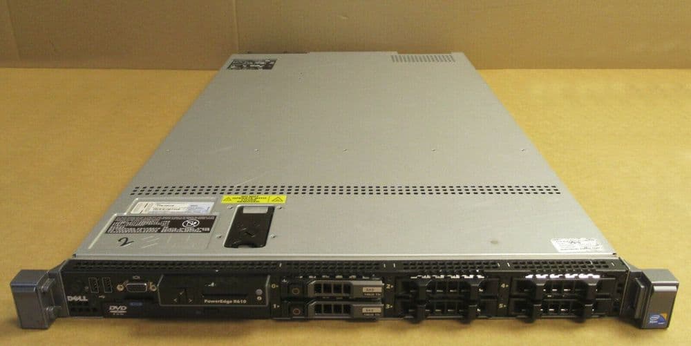 Dell PowerEdge R610 2x 6-Core X5650 2 66GHz 24GB RAM 292GB HDD RAID 1U ...
