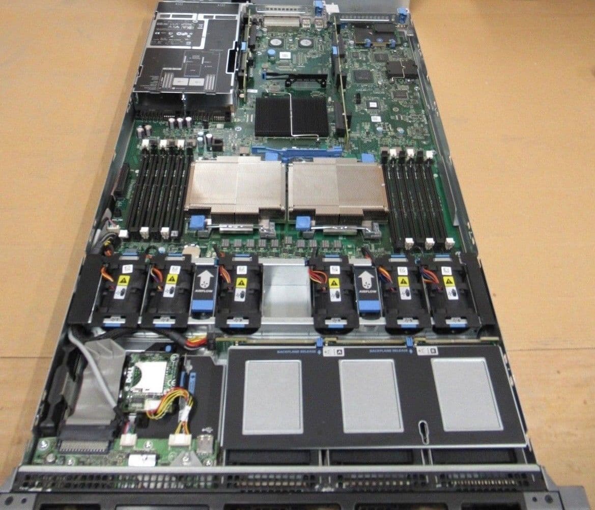 Dell PowerEdge R610 Chassis with Motherboard Heatsinks Fan Modules ...