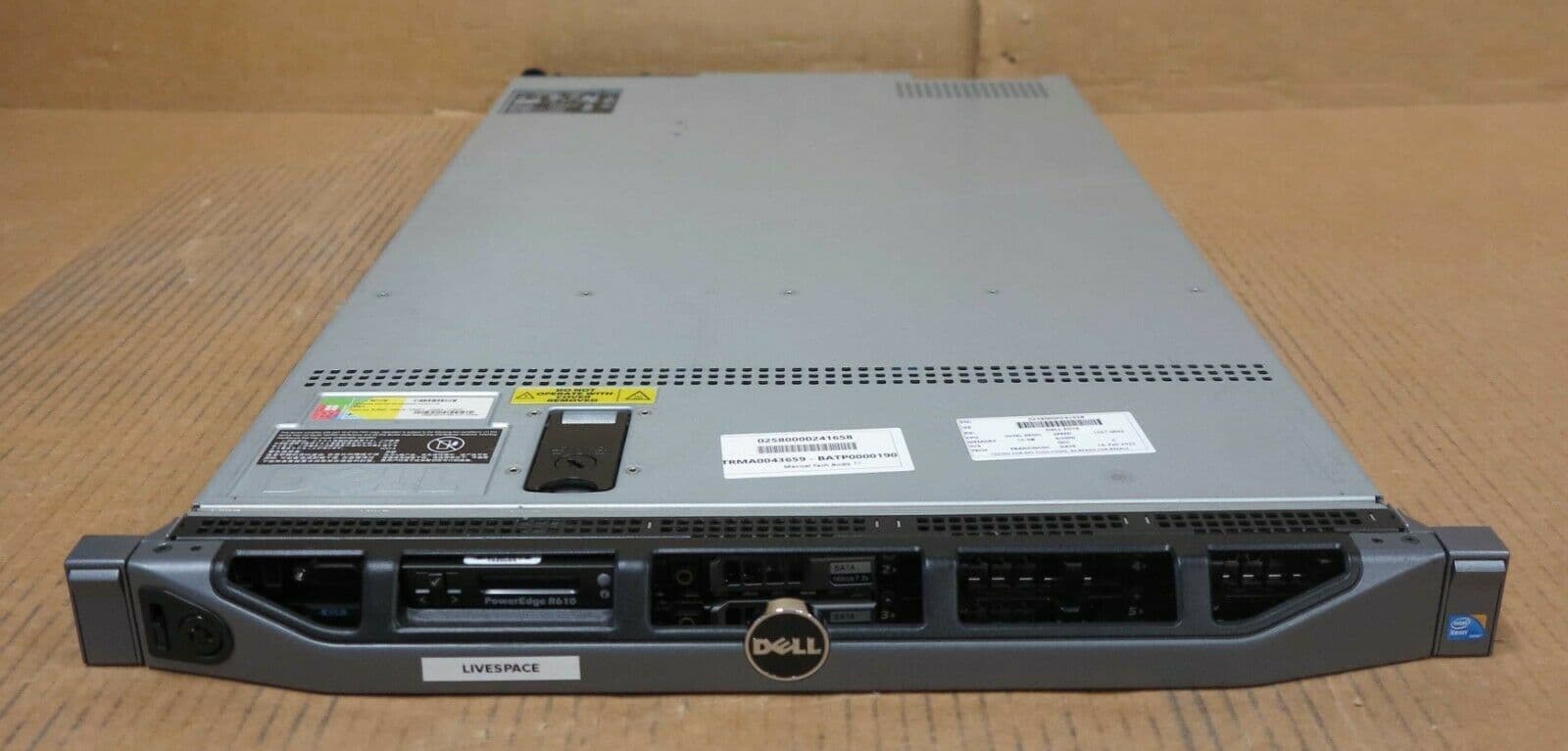 Dell PowerEdge R610 Xeon E5603 1 6GHz 16GB RAM 6x 2 5" Bays PERC 6/iR ...