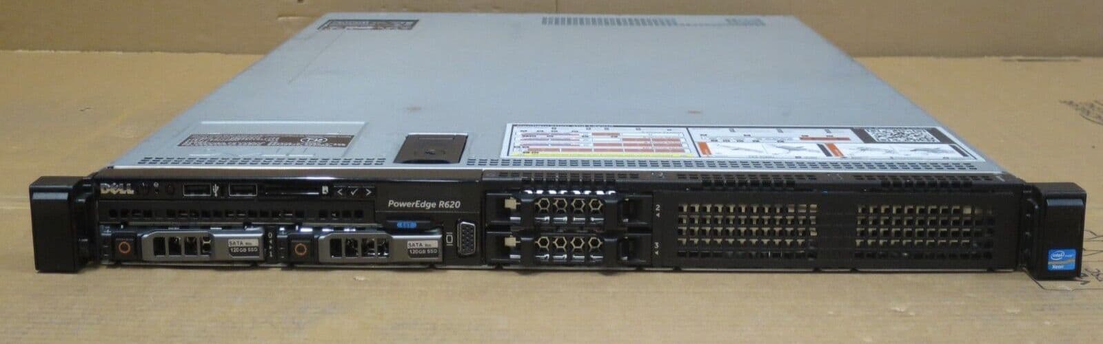 Dell PowerEdge R620 2x 10-Core E5-2660v2 2 2GHz 256GB RAM 4x2 5" PERC Bay Server