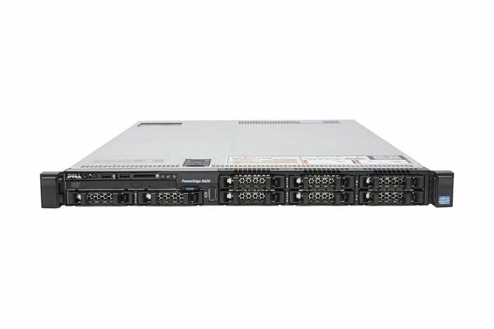 Dell PowerEdge R620 2x 6C E5-2620 2 0Ghz 32GB Ram 8x 2 5" HDD Bays 1U ...