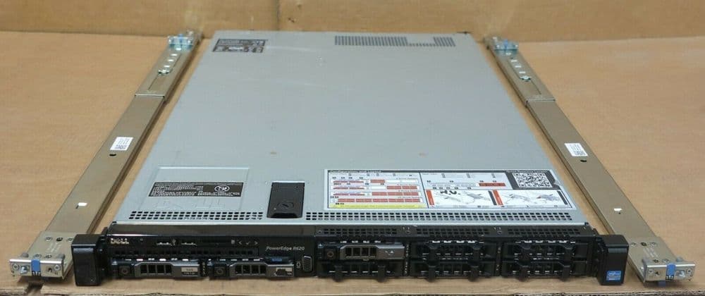 Dell PowerEdge R620 2x 8-Core E5-2690 2 9GHz 256GB RAM 3x 146GB HDD 1U ...