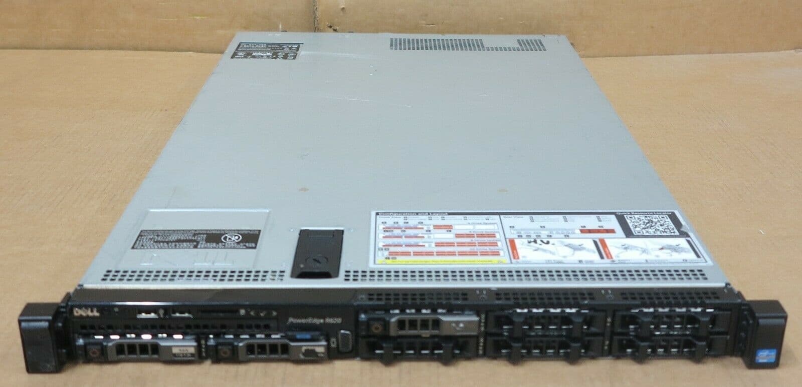 Dell PowerEdge R620 2x 8-Core E5-2690 2 9GHz 256GB RAM 3x 146GB HDD 1U ...