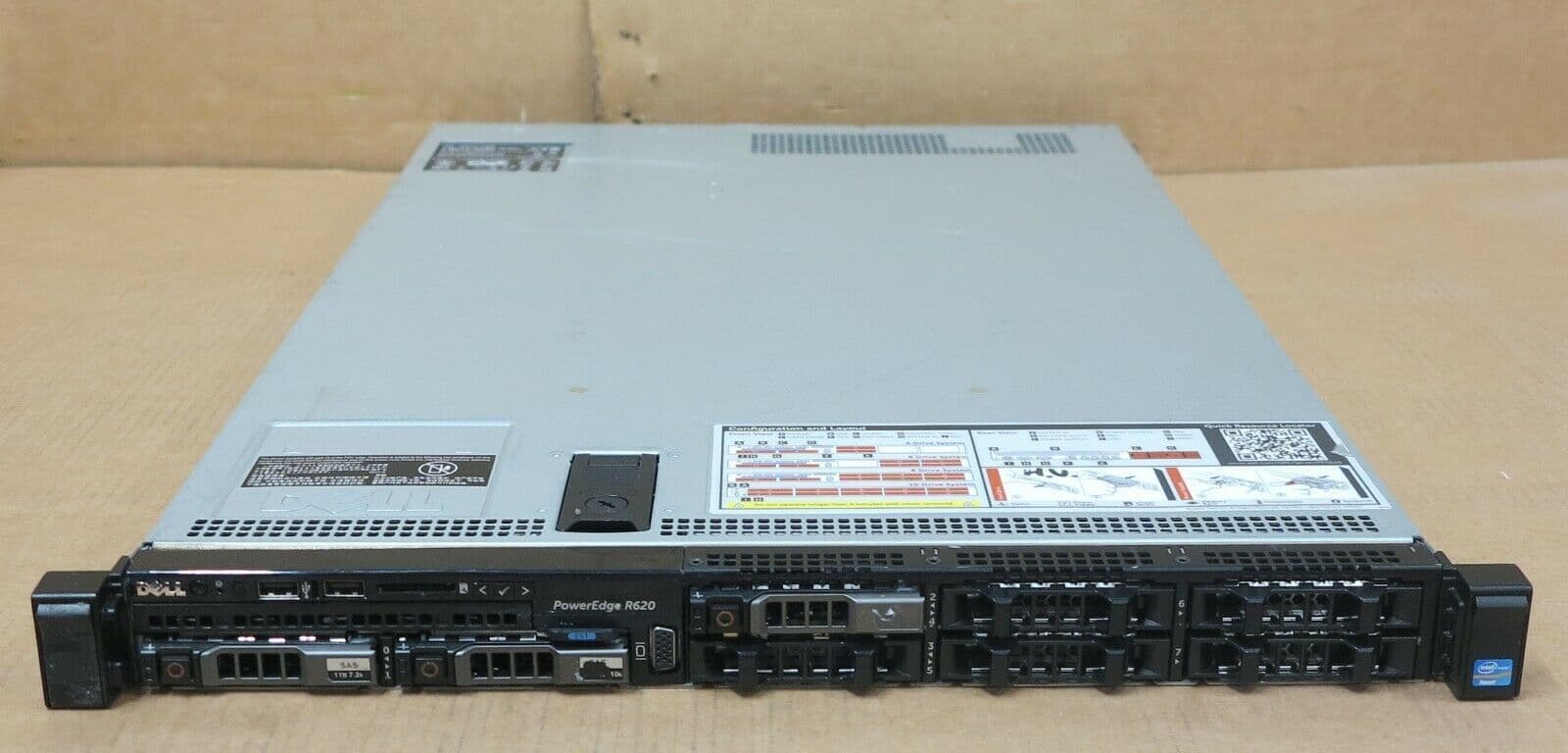Dell PowerEdge R620 2x 8-Core E5-2690 2 9GHz 256GB RAM 3x 146GB HDD 1U ...