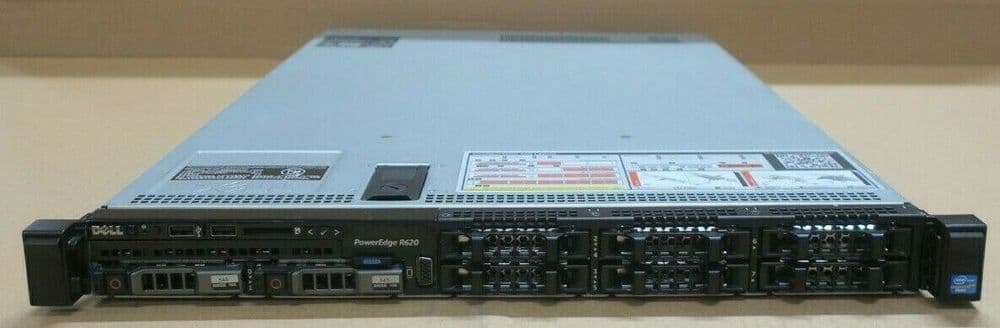 Dell PowerEdge R620 2x 8C E5-2650v2 2 6Ghz 384GB Ram 2x 300GB HDD 1U ...