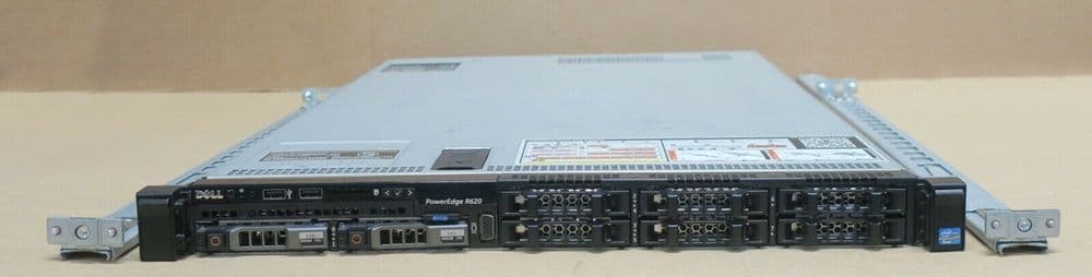 Dell PowerEdge R620 2x 8C E5-2667v2 3 3Ghz 64GB Ram 2x 300GB 10K HDD 1U ...