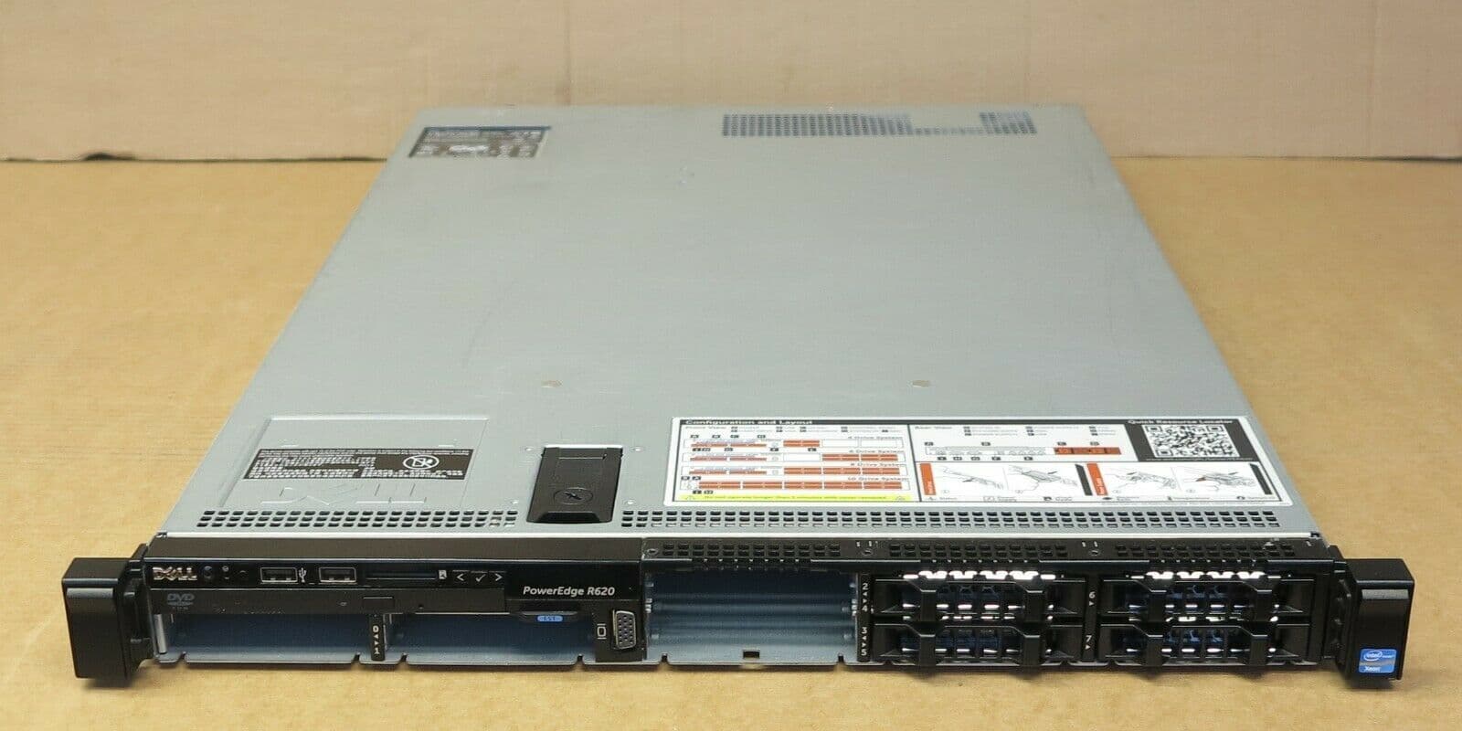 Dell PowerEdge R620 2x 8C E5-2670 2 6Ghz 256GB Ram 8x 2 5" Bays H710 1U ...