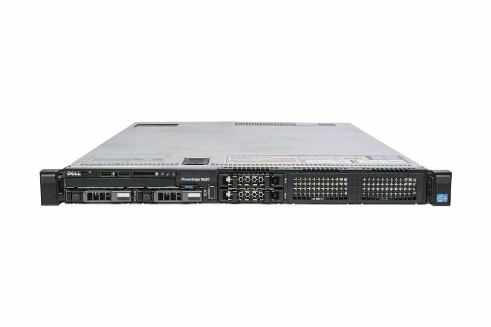 Dell PowerEdge R620 2x Quad-Core E5-2609 8GB Ram 2x 500GB HDD 4-Bay 1U ...