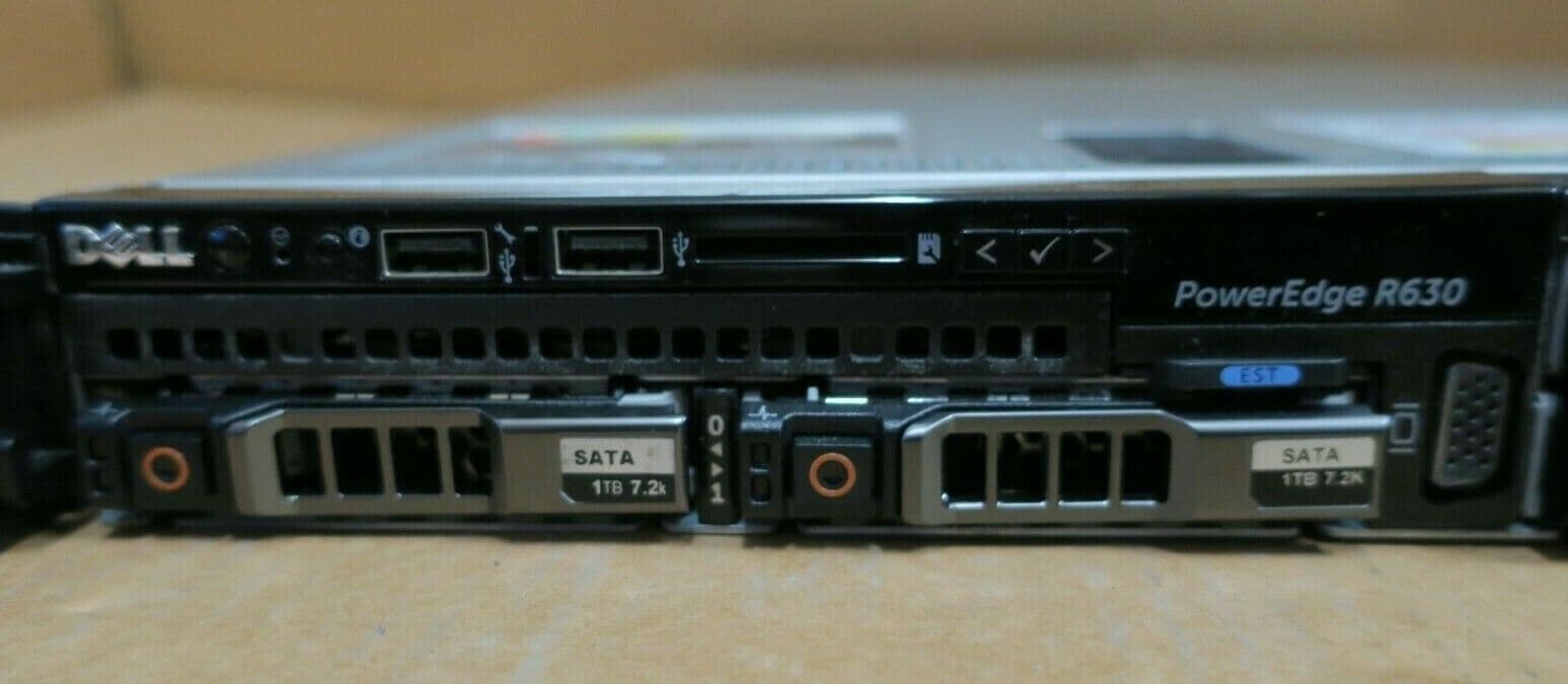 Dell PowerEdge R630 2x 8-Core E5-2640 v3 2 6GHz 128GB 4x 1TB SATA Rack ...