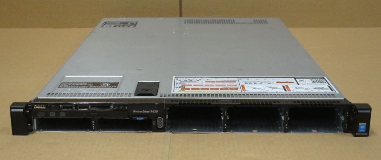 Dell PowerEdge R630 8-bay 2 5" 2x E5-2630 v3 64GB DDR4 RAM H730 PERC 1U ...