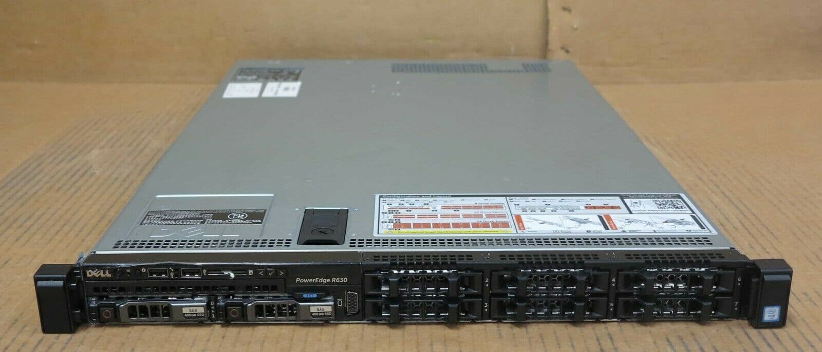 Dell PowerEdge R630 Intel 10C E5-2640v4 2 4GHz 32GB RAM 2x 400GB SSD 1U ...