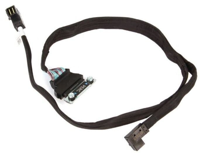 Dell PowerEdge R640 Dual Mini SAS HD SFF-8643 Backplane to PERC Cable CVPR7 Dell PowerEdge R640 Dual Mini SAS HD SFF-8643 Backplane to PERC Cable CVPR7