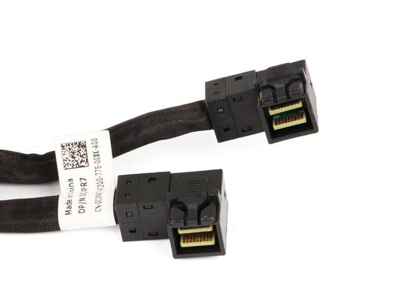 Dell PowerEdge R640 Dual Mini SAS HD SFF-8643 Backplane to PERC Cable CVPR7 Dell PowerEdge R640 Dual Mini SAS HD SFF-8643 Backplane to PERC Cable CVPR7