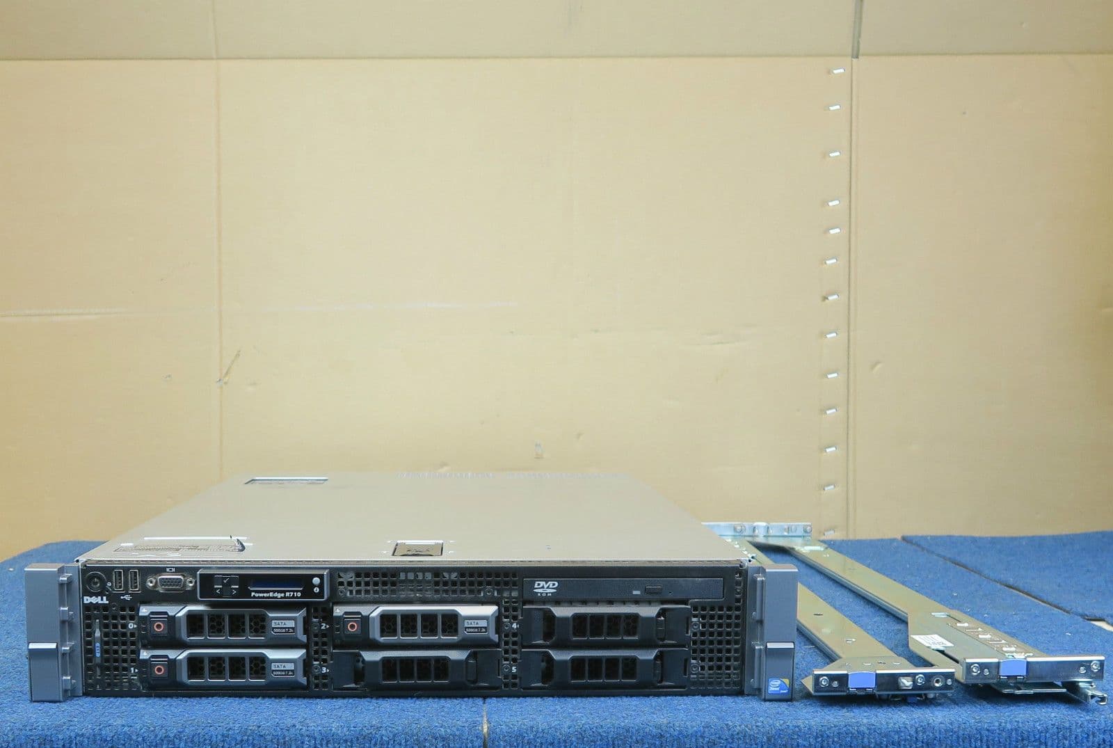 Dell PowerEdge R710 1x Xeon Quad Core E5520 2 26GHz 16GB 3x 500GB 2U ...