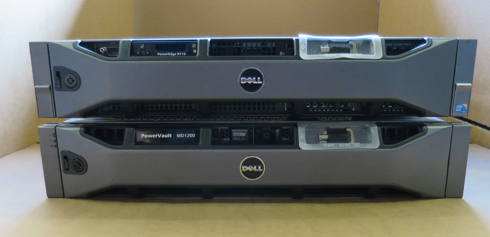 Dell PowerEdge R710 2 x Six Core MD1200 12x 600GB 7 2TB 15k SAN Storage ...