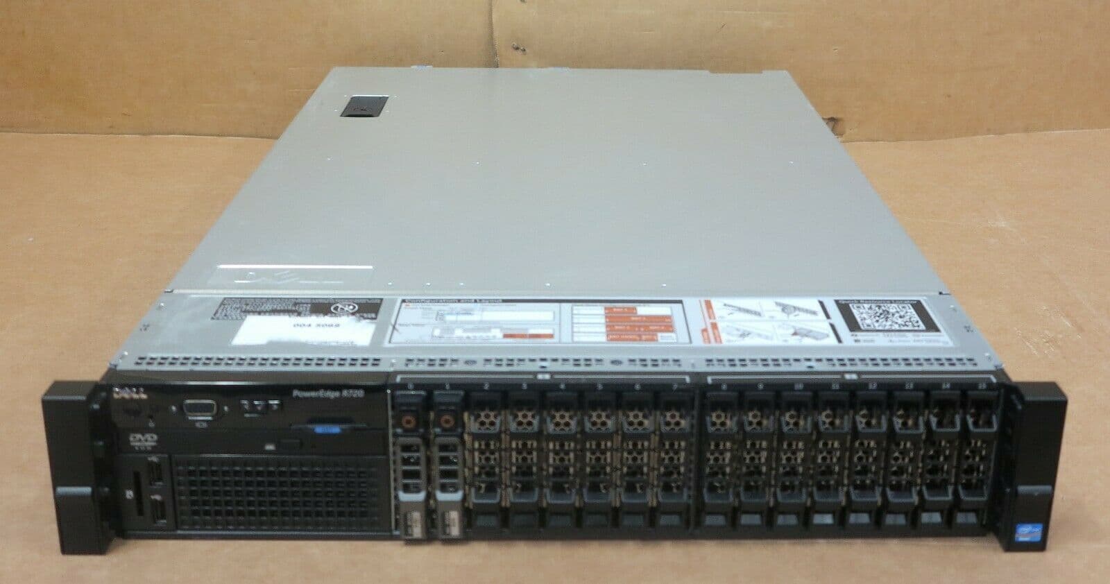 Dell PowerEdge R720 16-Bay 2x 4C XEON E5-2643 3 30GHz 16GB 600GB H710 ...