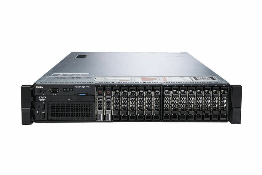 Dell PowerEdge R720 16-Bay Server 2x 10C E5-2670v2 256GB NVidia GRID K2 GPU