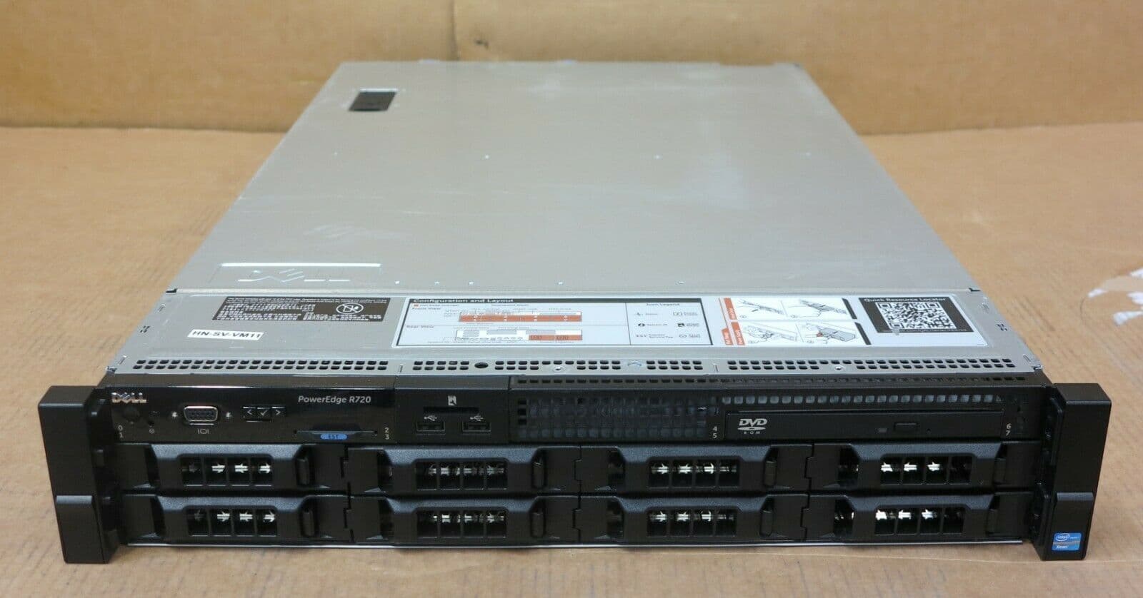 Dell PowerEdge R720 2x 6C E5-2640 2 50GHz 192GB Ram 8x 3 5" SAS Bay 2U ...
