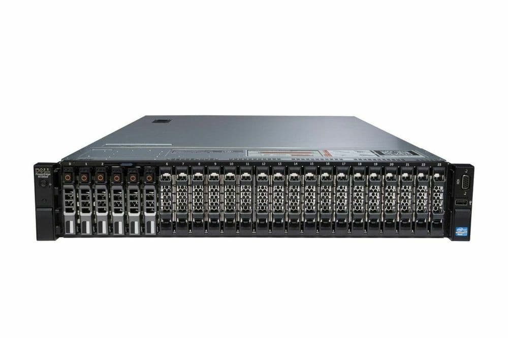 Dell PowerEdge R720xd 2x Ten-Core E5-2660v2 128GB RAM 6x 1TB HDD 2U ...