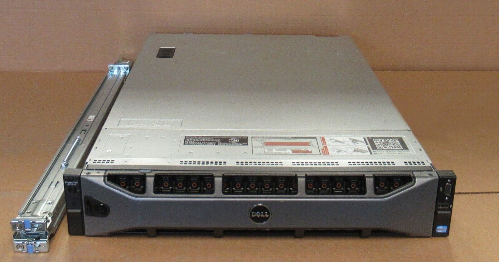 Dell PowerEdge R720xd 8-Core E5-2650 2 0GHz 64GB Ram 24x300GB H710P 2U ...