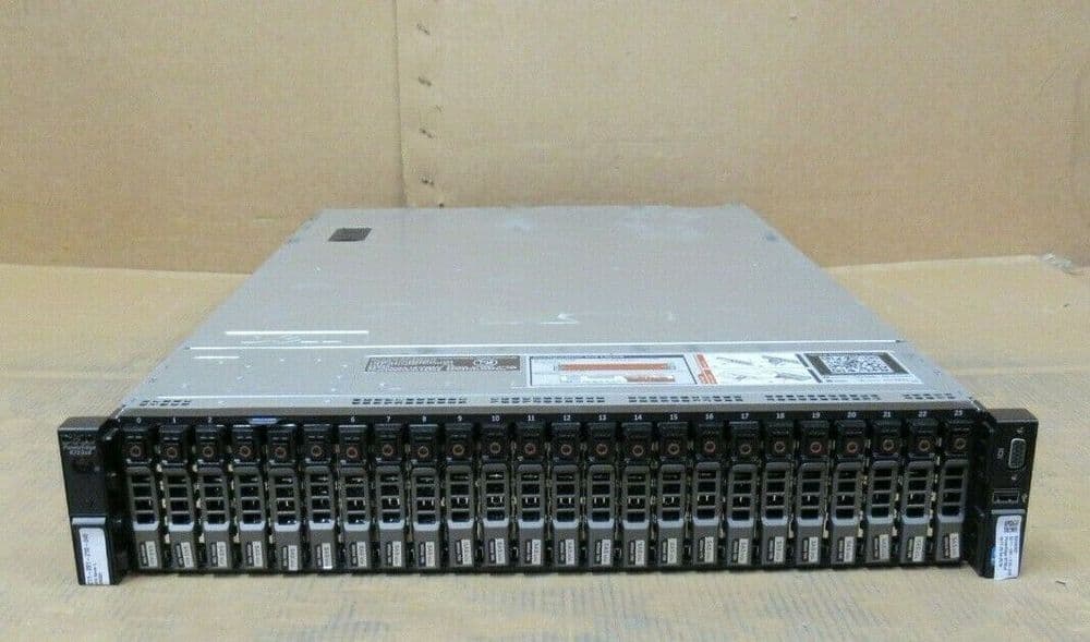 Dell PowerEdge R720xd 8-Core E5-2650V2 2 60GHz 64GB 24 x 600GB SAS 2U ...