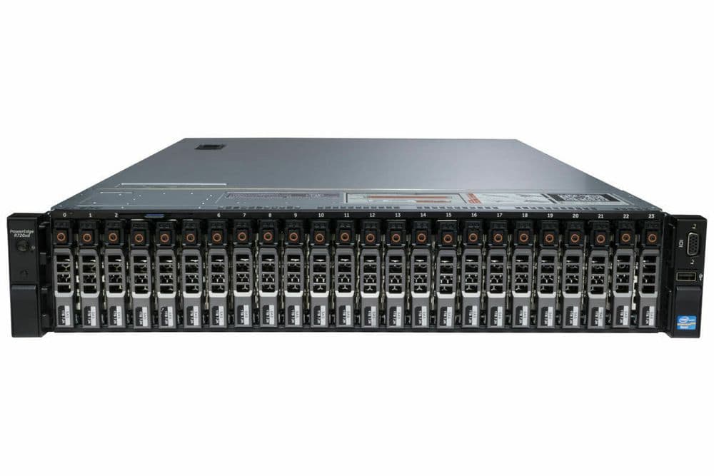 Dell PowerEdge R720xd 8C E5-2650 2GHz 96GB Ram 24x 600GB 2x 300GB HDD ...