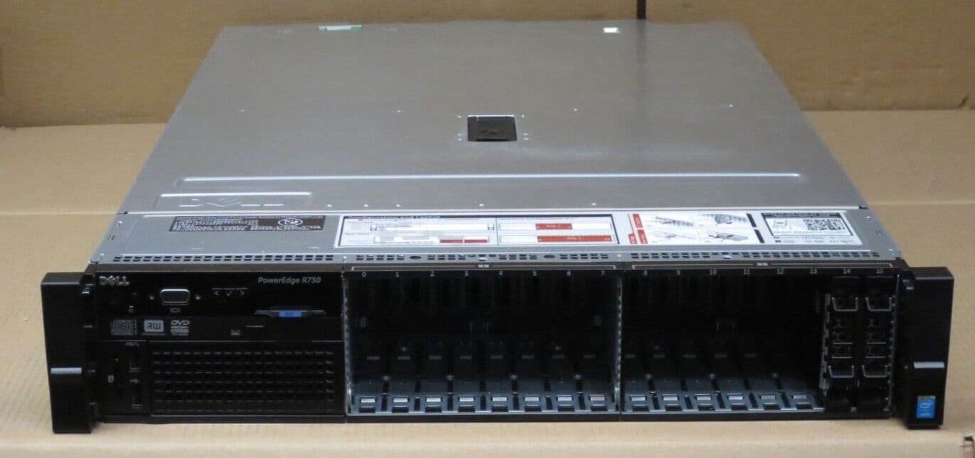 Dell PowerEdge R730 16-Bay 2x E5-2640v3 2 6GHz 128GB DDR4 H730P PERC 2U ...