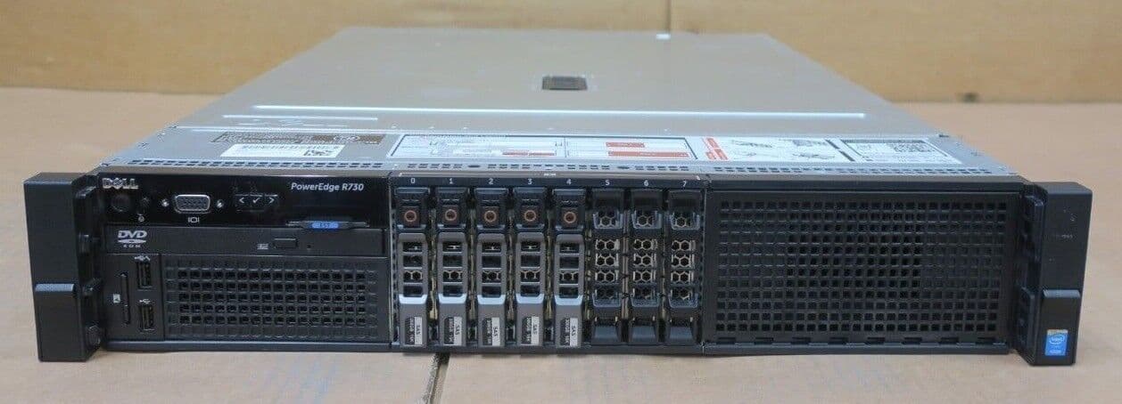 Dell PowerEdge R730 2x 12C E5-2680v3 704GB Ram 5x 300GB HDD 8-Bay H730 ...