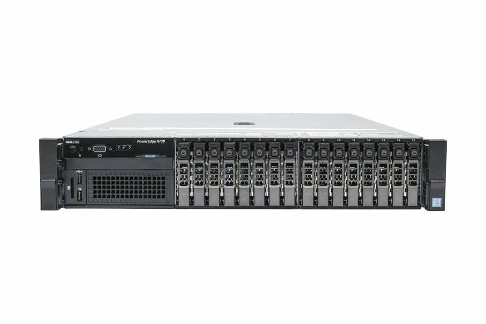 Dell PowerEdge R730 2x 14-Core E5-2680v4 128GB Ram 16x 1 8TB 10K HDD 2U ...