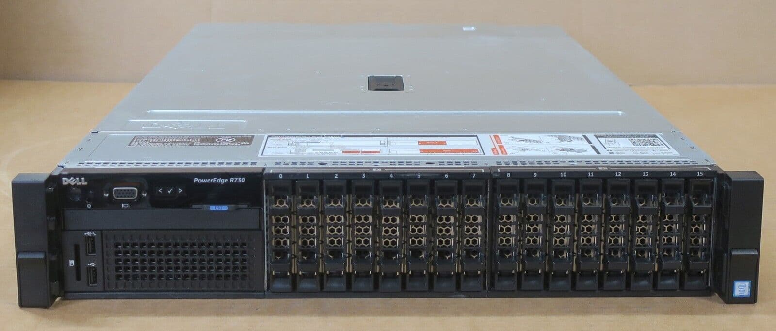 Dell PowerEdge R730 2x 14C E5-2660v4 32GB Ram 16x 2 5" Bay H730 2U Rack ...
