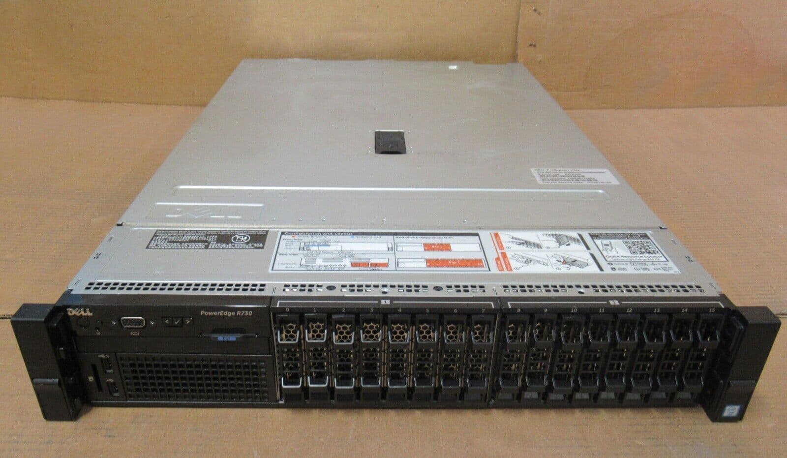 Dell PowerEdge R730 2x 14C E5-2680v4 2 40GHz 512GB Ram 16x 2 5" Bay 2U ...
