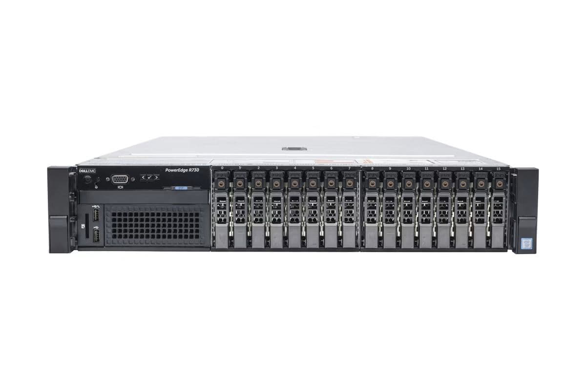 Dell PowerEdge R730 2x 14Core E5-2680v4 128GB Ram 16x 1 2TB HDD 16-Bay ...