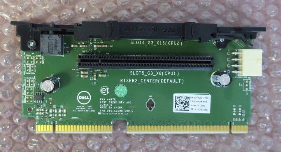 Dell PowerEdge R730 / R730xd PCI Riser Card Riser2 Centre Board 392WG ...