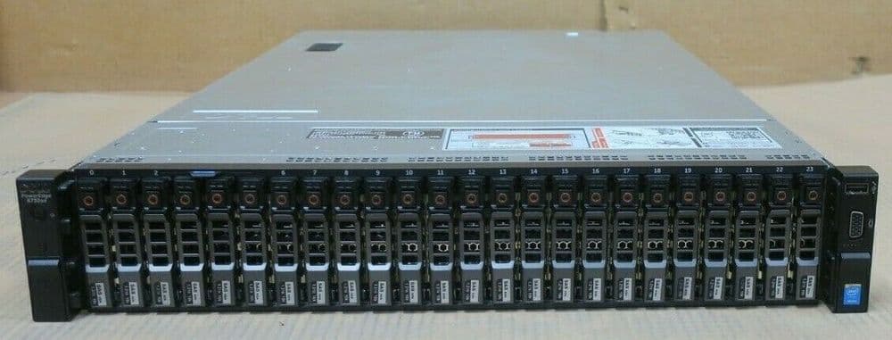 Dell PowerEdge R730xd 10C E5-2660v3 64GB Ram 24x 1 2TB HDD 2x 300GB HDD ...