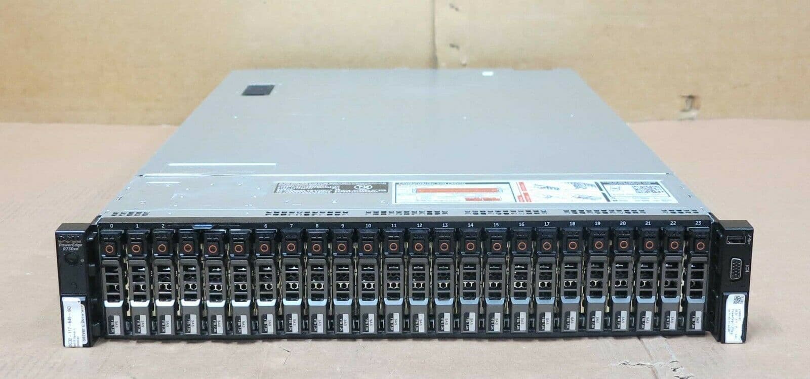 Dell PowerEdge R730xd 2x 10-Core E5-2660v3 2 6GHz 128GB Ram 24 6TB HDD ...