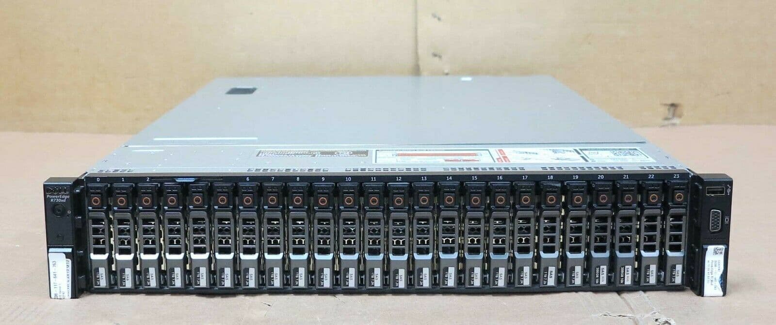 Dell PowerEdge R730xd 2x 10C E5-2660v3 2 6GHz 128GB Ram 15x 1TB HDD 2U ...