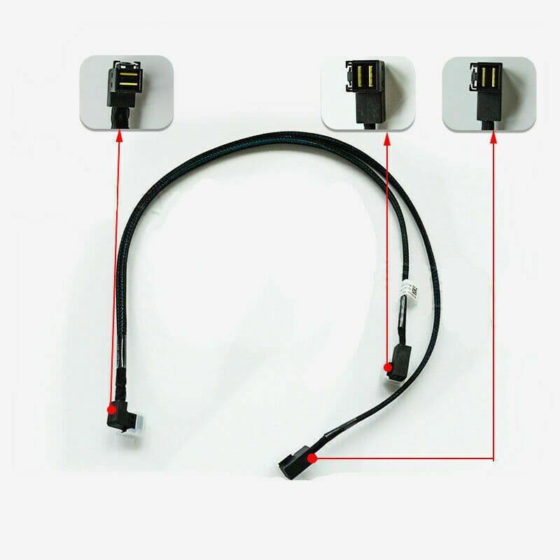 Dell PowerEdge R740 R740XD 24 3 5 4 Dual SAS Cable YYD2V