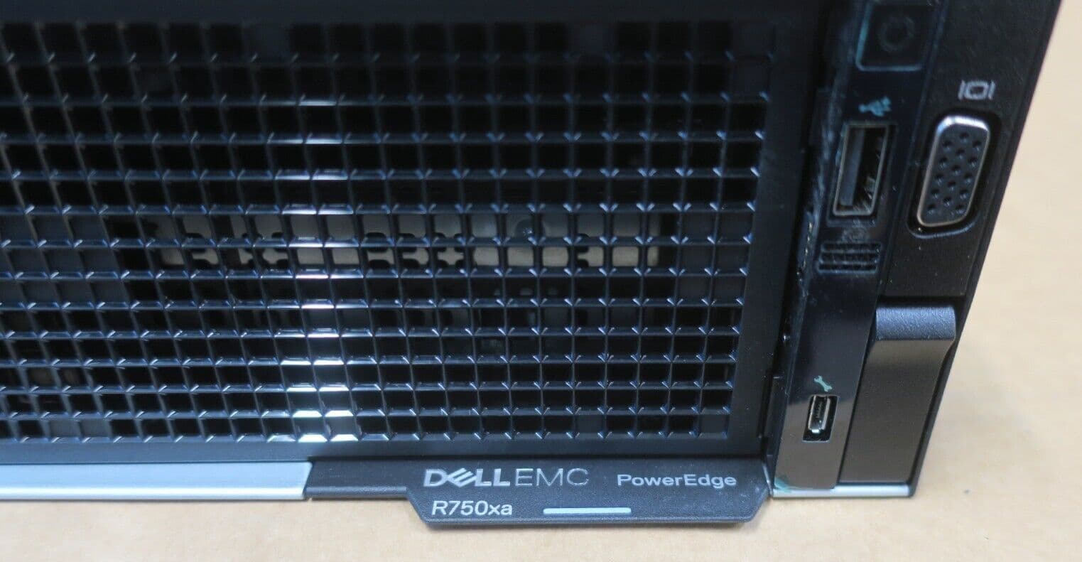 Dell PowerEdge R750xa 2x 32C Platinum 8358 128GB Ram 8x NVMe Bay H755N ...