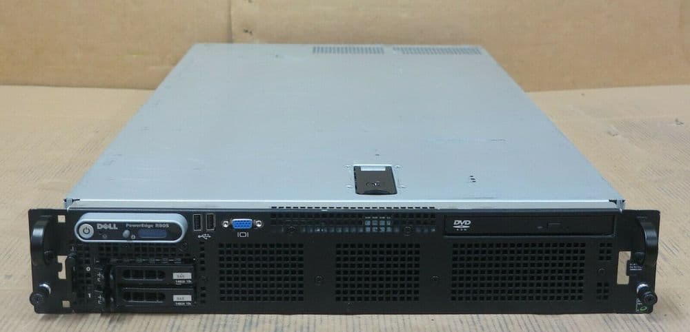 Dell PowerEdge R805 2x Opteron 2384 4-C 2 7GHz 64GB 292GB 2U Rack Mount ...