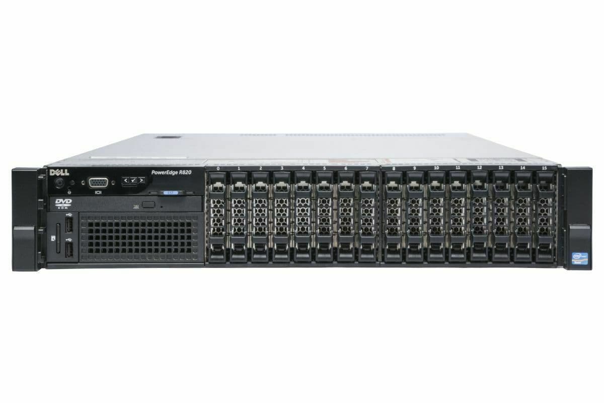 Dell PowerEdge R820 4x Eight-Core E5-4620 32GB RAM 16x 2 5" Bay 2U Rack ...