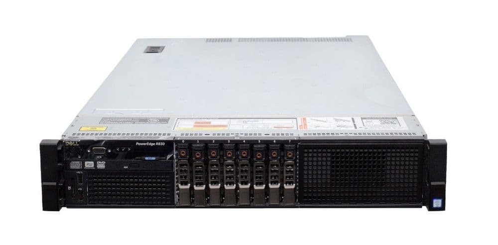 Dell PowerEdge R830 4x 10C E5-4620v4 128GB Ram 8x 1 2TB HDD 8-Bay 2U Server