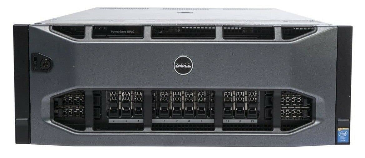 Dell PowerEdge R920 4x CPU Socket 96x DIMM Slot 24x 2 5" HDD Bay CTO 4U ...