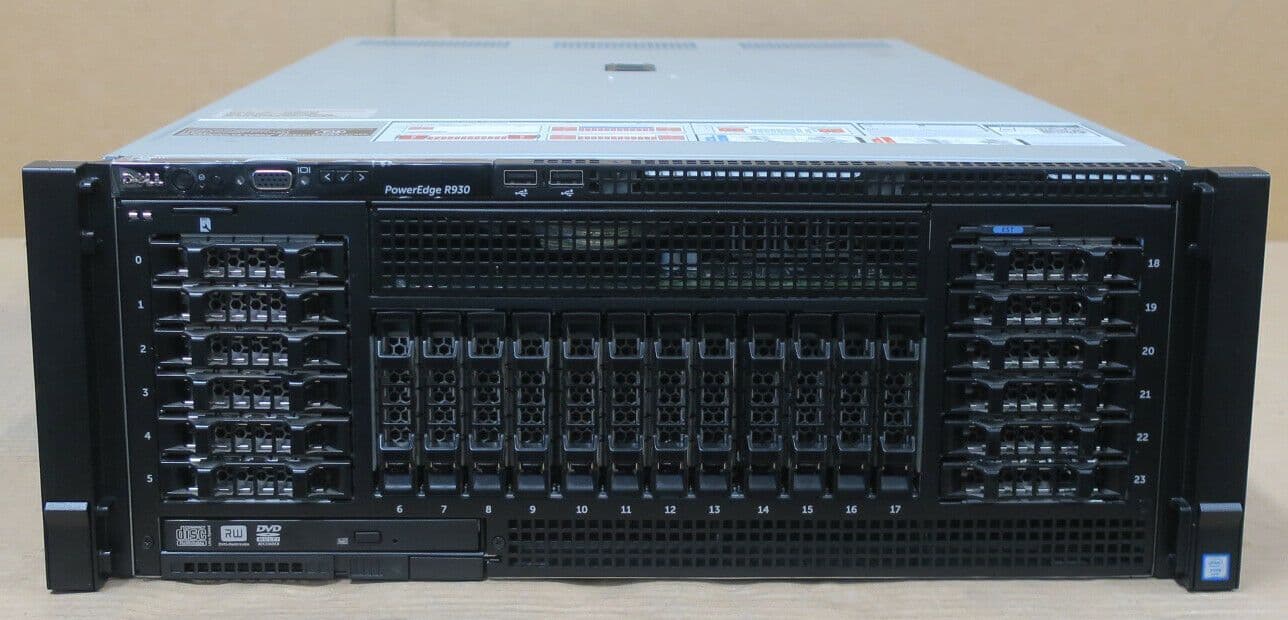 Dell PowerEdge R930 CTO Configure-To-Order 4x CPU 96x DIMM 24x 2 5" Bay ...