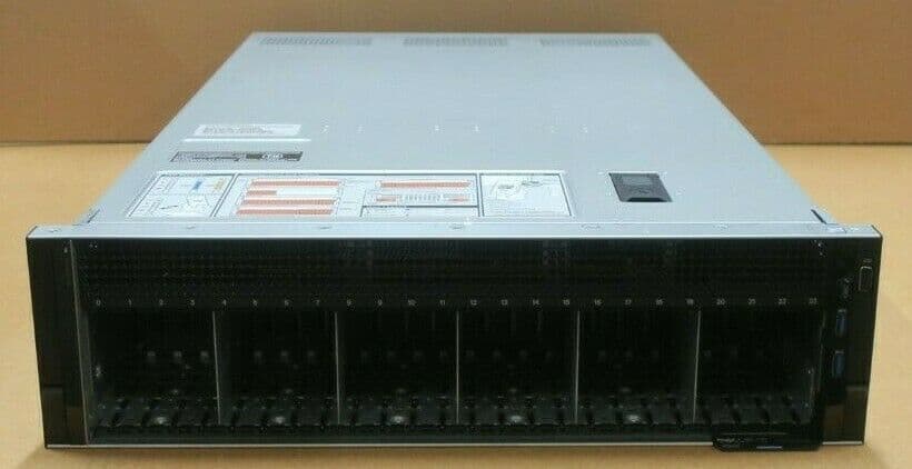 Dell PowerEdge R940 CTO 3U Rack Server Up to 4 CPU 48-DIMM 24x 2 5" HDD Bay