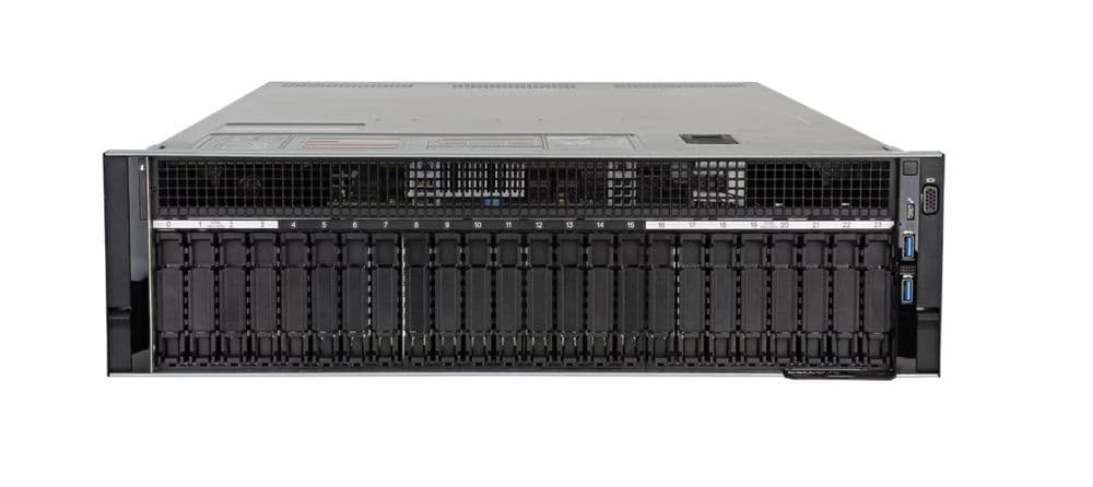 Dell PowerEdge R940 CTO 4x 2nd Gen Scalable CPU 48-DIMM 24x 2 5" Bay 3U ...