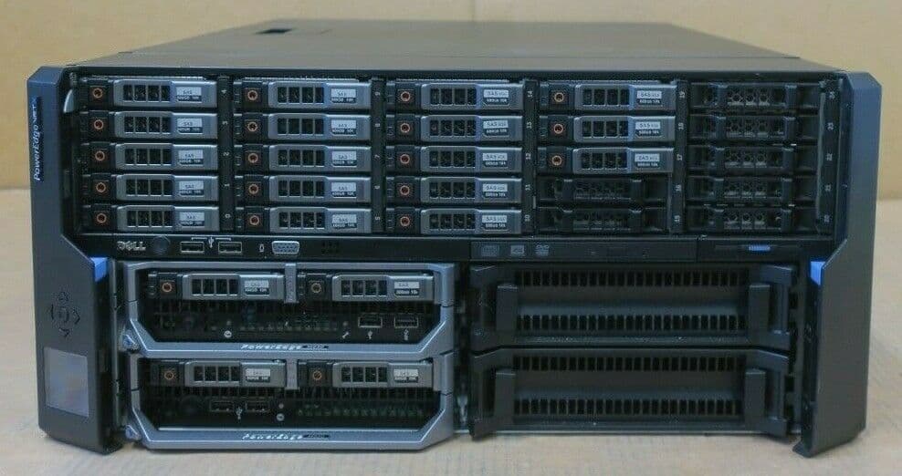 Dell PowerEdge Rack VRTX 12TB Storage / M630 E5-2637v3 128GB / M520 E5 ...