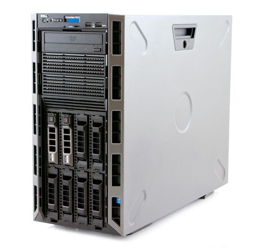 Dell PowerEdge T330 Quad-Core E3-1220v5 8GB RAM 2x 300GB HDD 8-Bay Tower Server